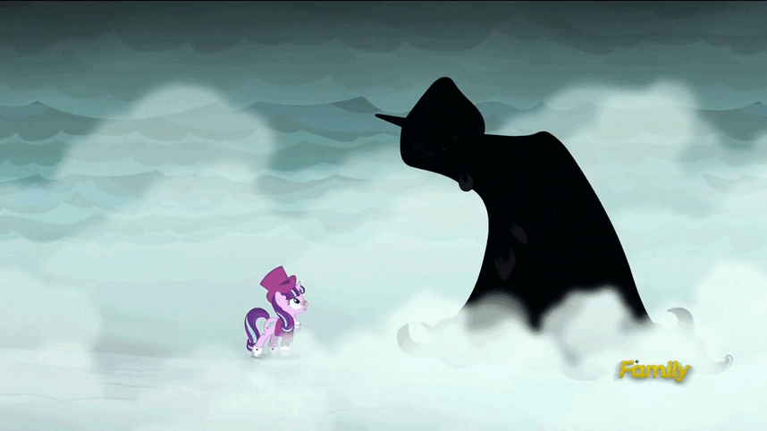 #1226606 - safe, screencap, princess luna, snowfall frost, spirit of ...