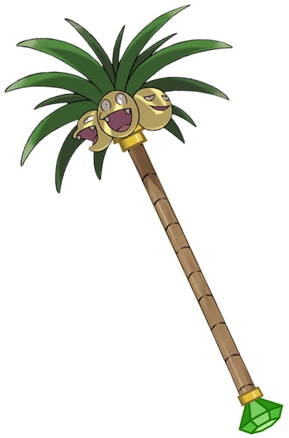 #1228090 - safe, alolan exeggutor, exeggutor, alolan form, crossover ...
