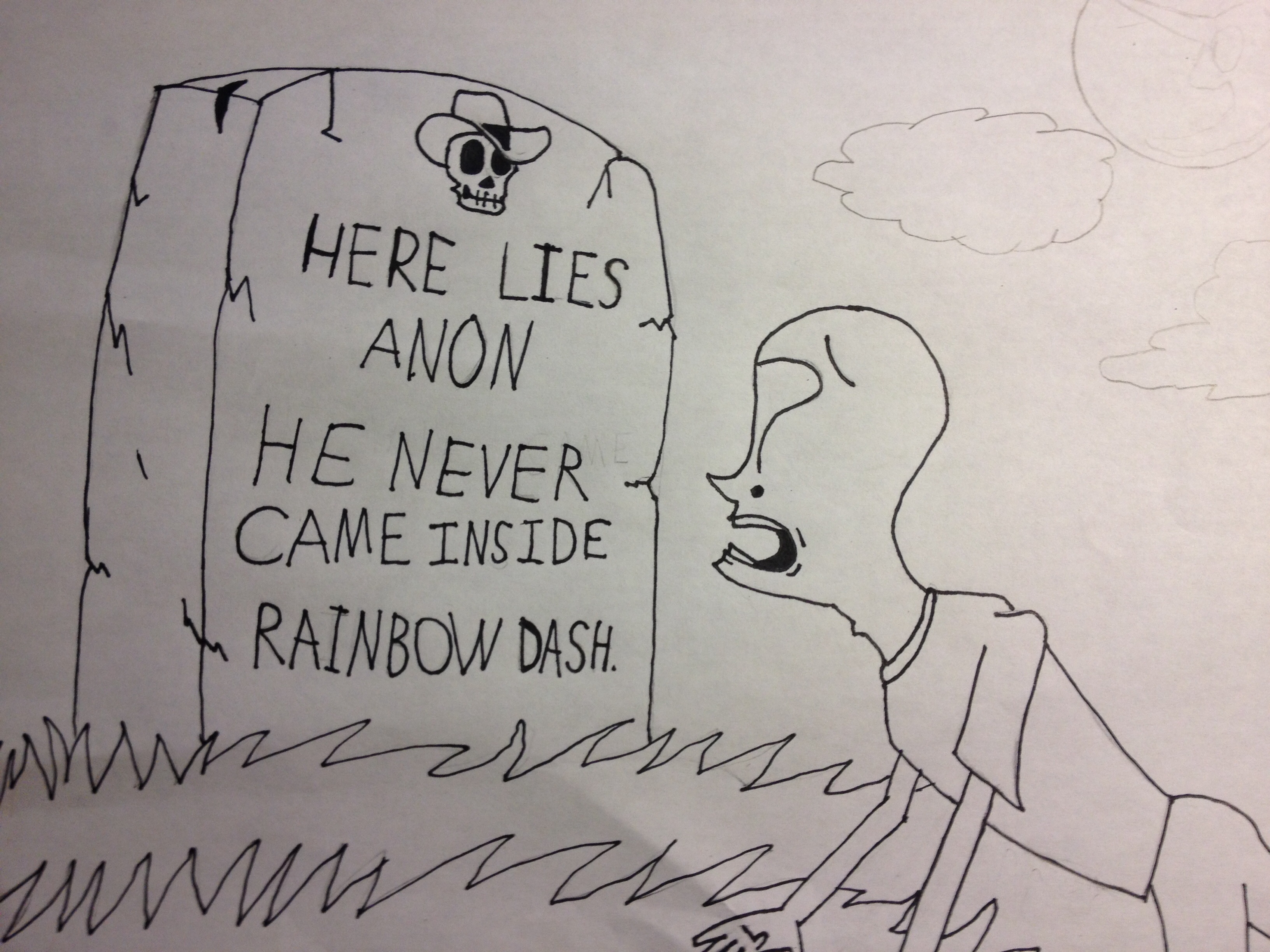 #1215579 - artist needed, suggestive, oc, oc only, oc:anon, human, /mlp ...