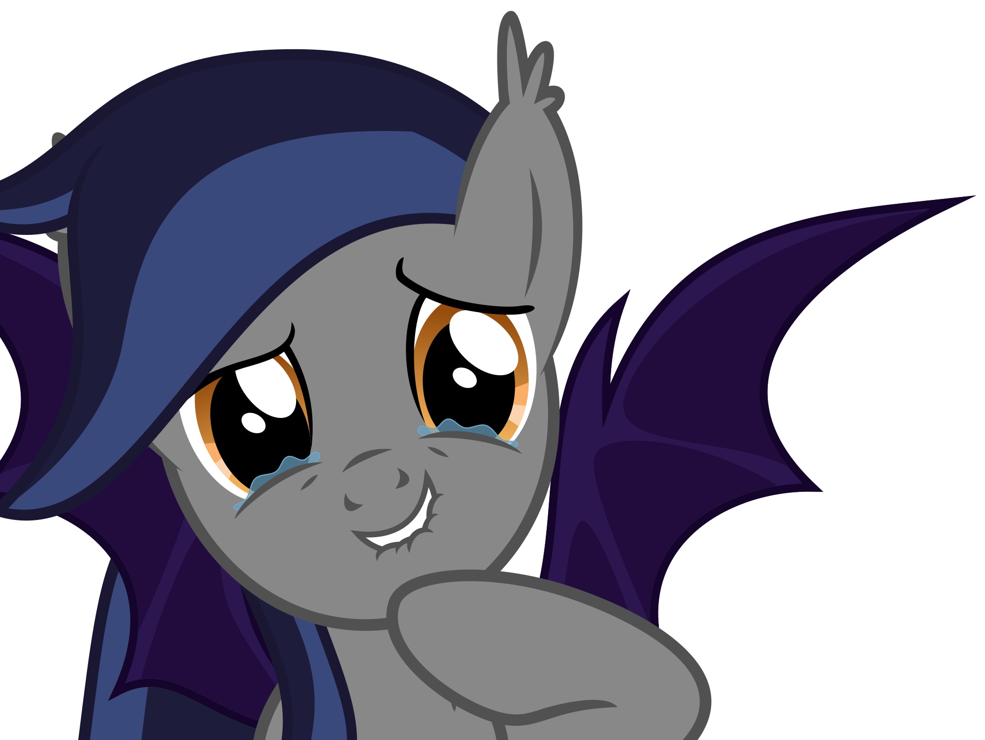 #1229130 - safe, artist:inudewaruika, oc, oc only, oc:echo, bat pony ...