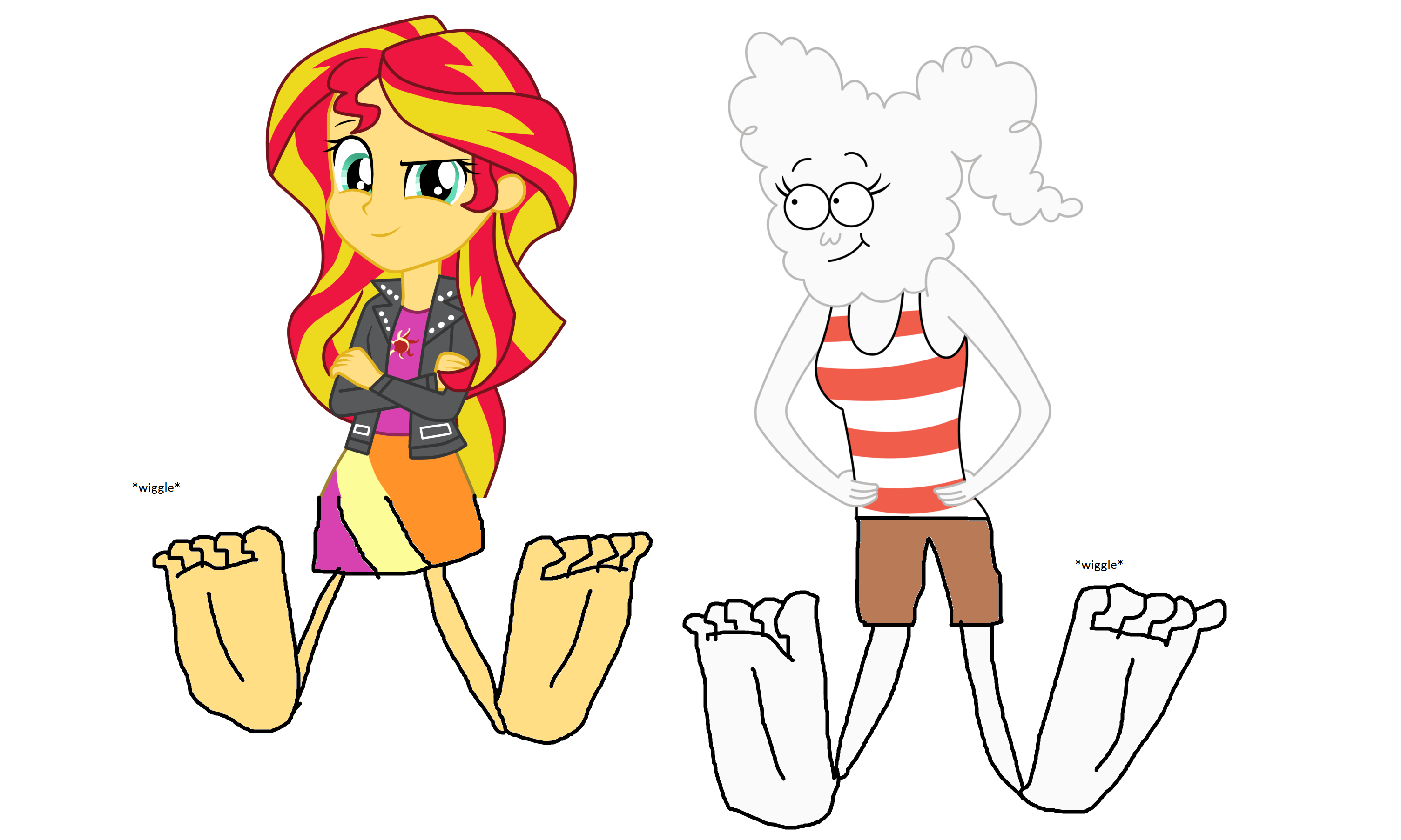 #1236666 - suggestive, artist:richarddawson, sunset shimmer, equestria ...