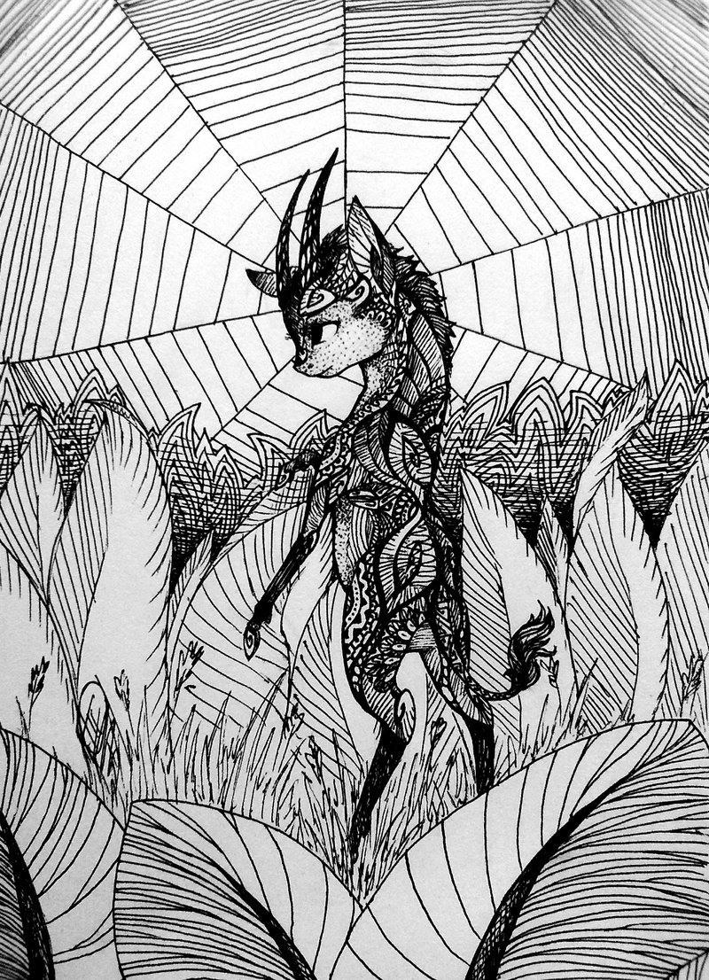 #1238676 - safe, artist:mati0la, oc, oc only, oc:uganda, antelope ...