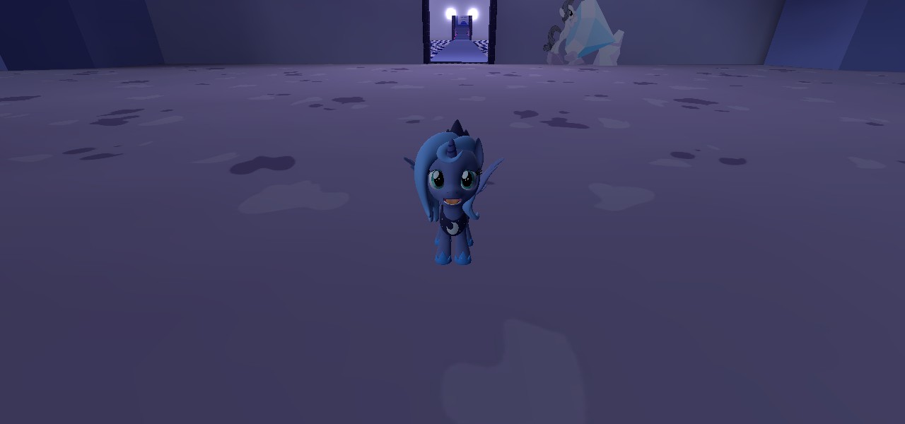 #1238936 - safe, artist:ouranoscaelus, princess luna, 3d, cute, filly ...