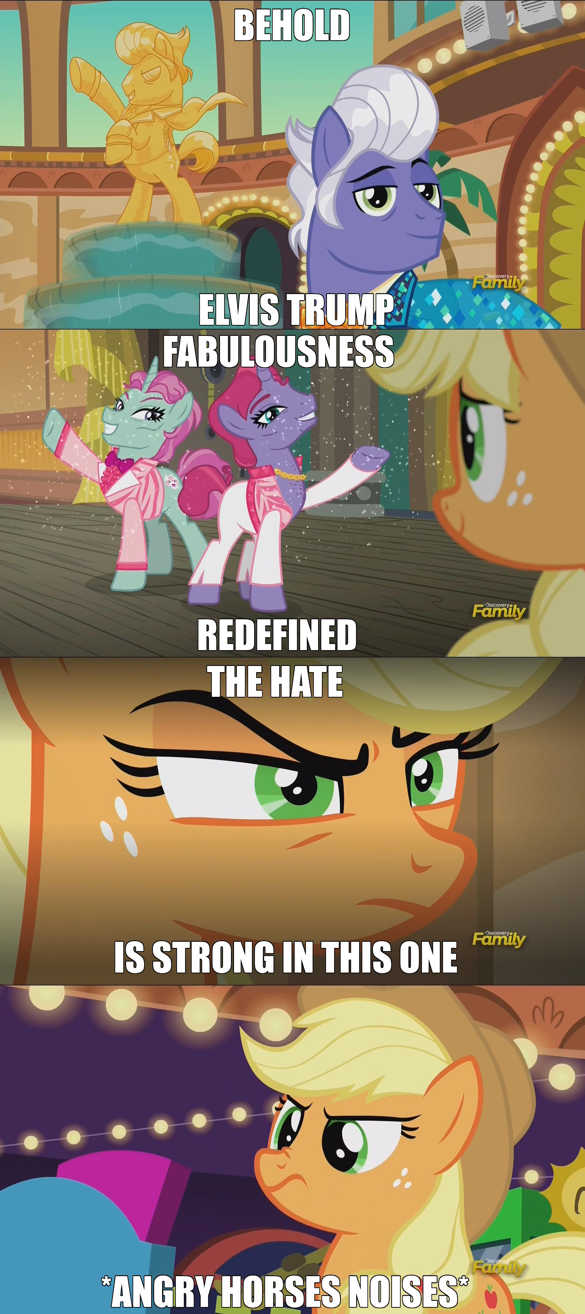 #1252250 - safe, screencap, applejack, gladmane, pony, viva las pegasus ...