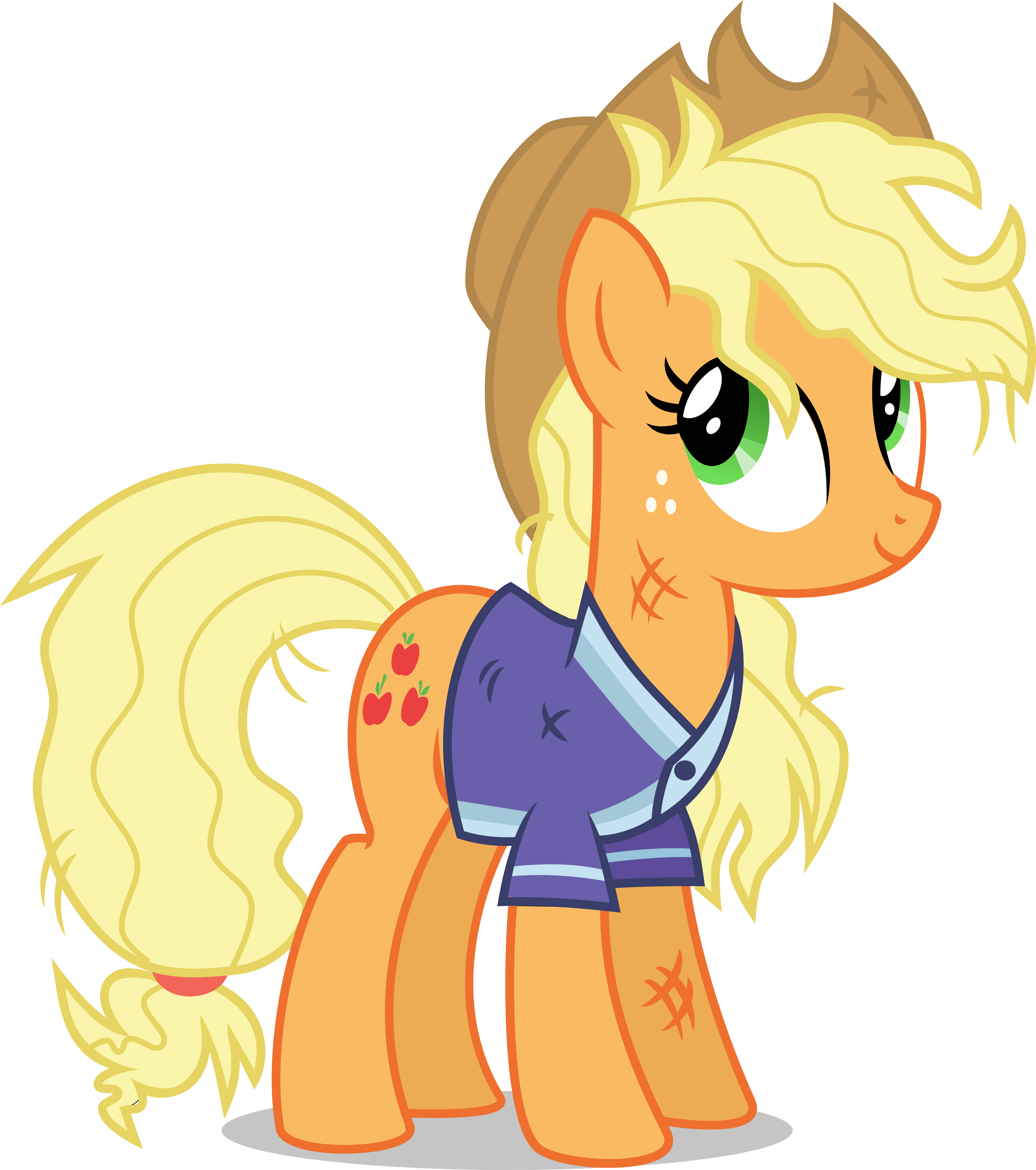 #1241882 - safe, artist:anhel032015, applejack, buckball season ...