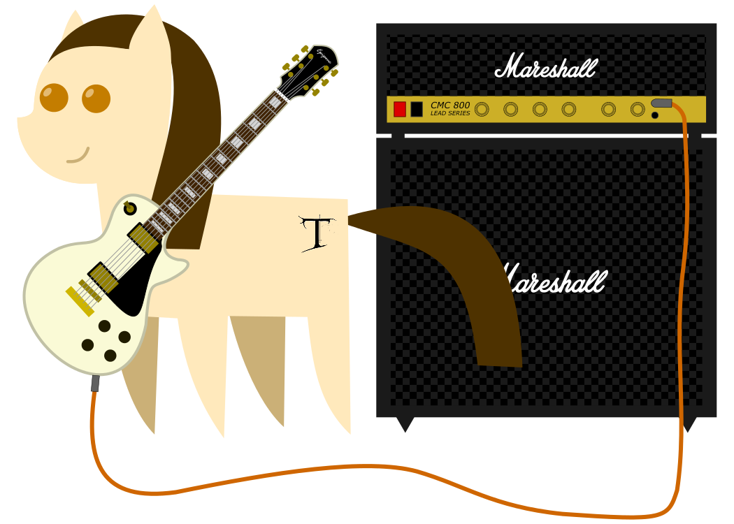 #1329958 - safe, oc, oc only, earth pony, pony, amplifier, electric ...