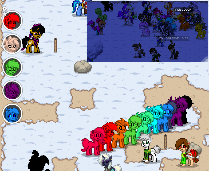 #1349780 - safe, fluttershy, oc, pony, pony town, g4, asriel dreemurr ...