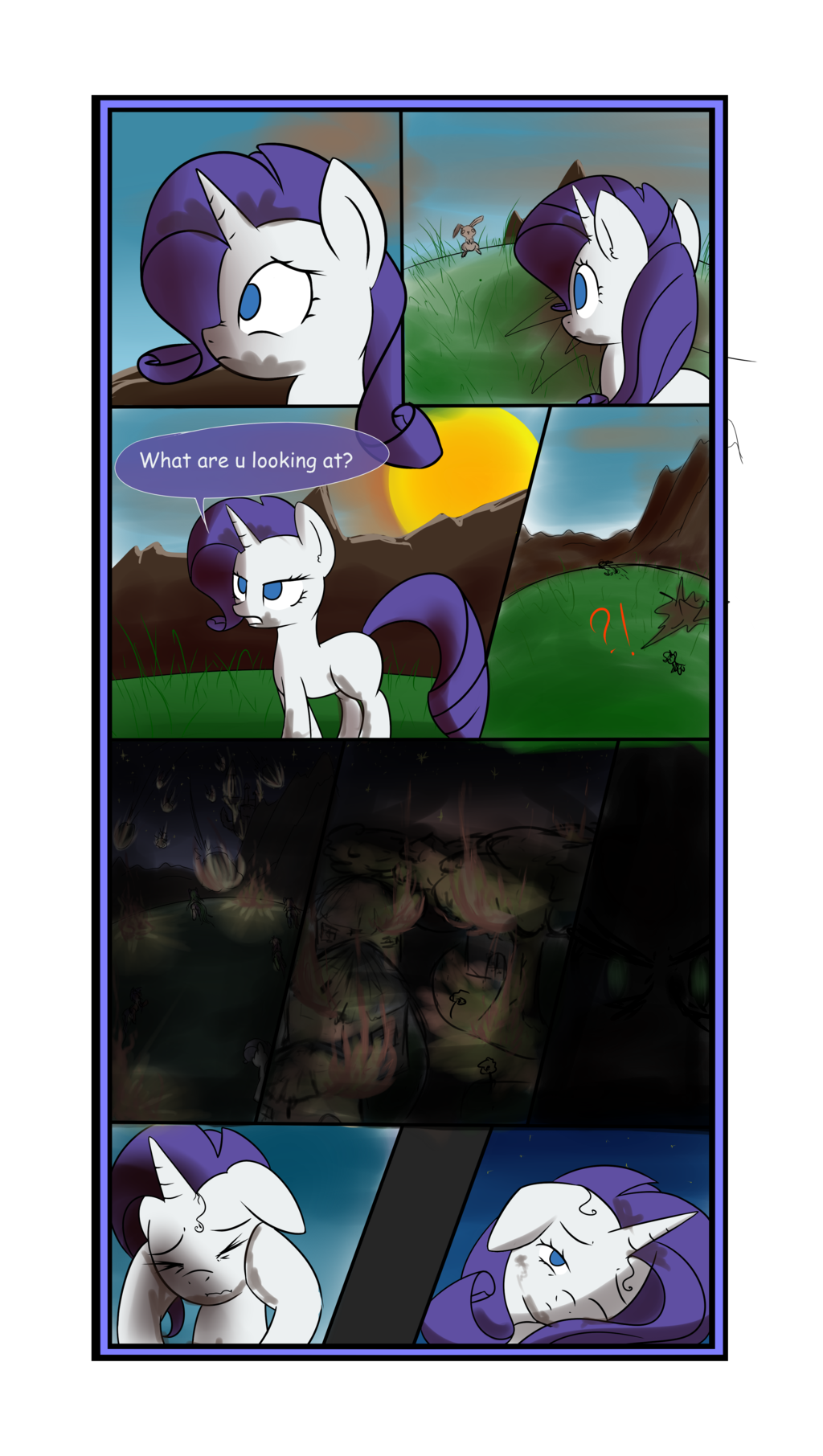 #1560062 - safe, artist:posionjoke, rarity, comic:spite, g4, comic ...