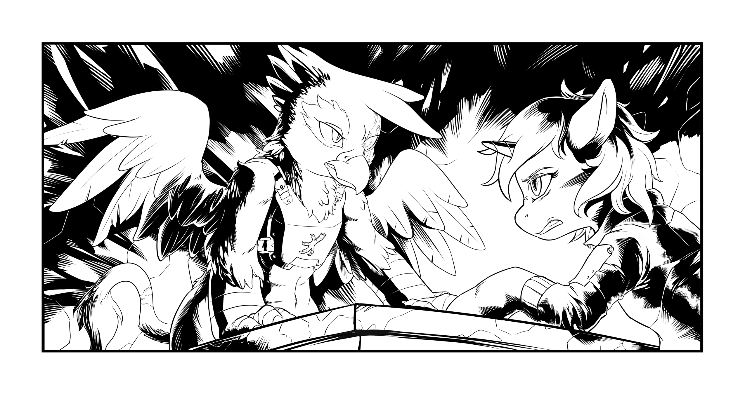 #1560513 - safe, artist:halley-valentine, oc, oc only, oc:gawdyna ...