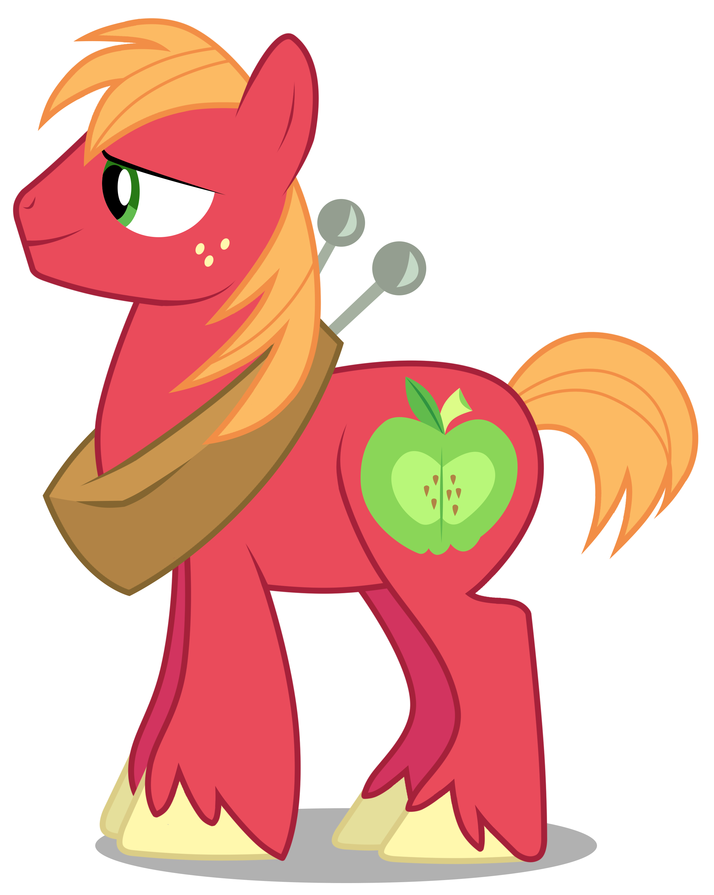 #1562022 - safe, artist:brony-works, big macintosh, earth pony, pony ...