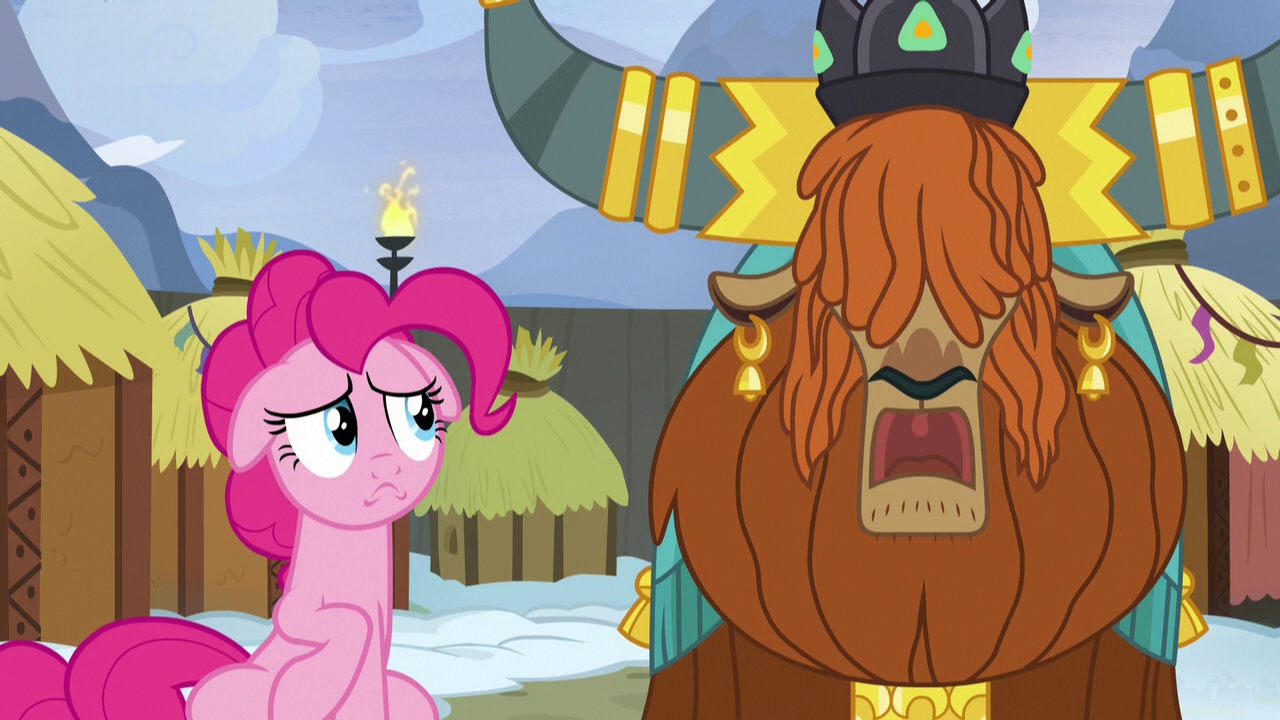 #1563138 - safe, screencap, pinkie pie, prince rutherford, earth pony ...