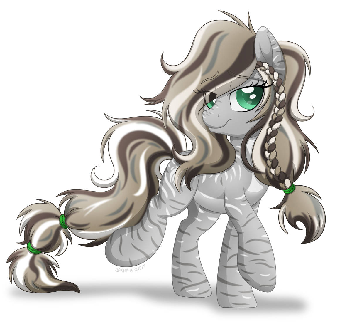 #1550674 - safe, artist:littlehybridshila, oc, oc only, oc:zana, zebra ...