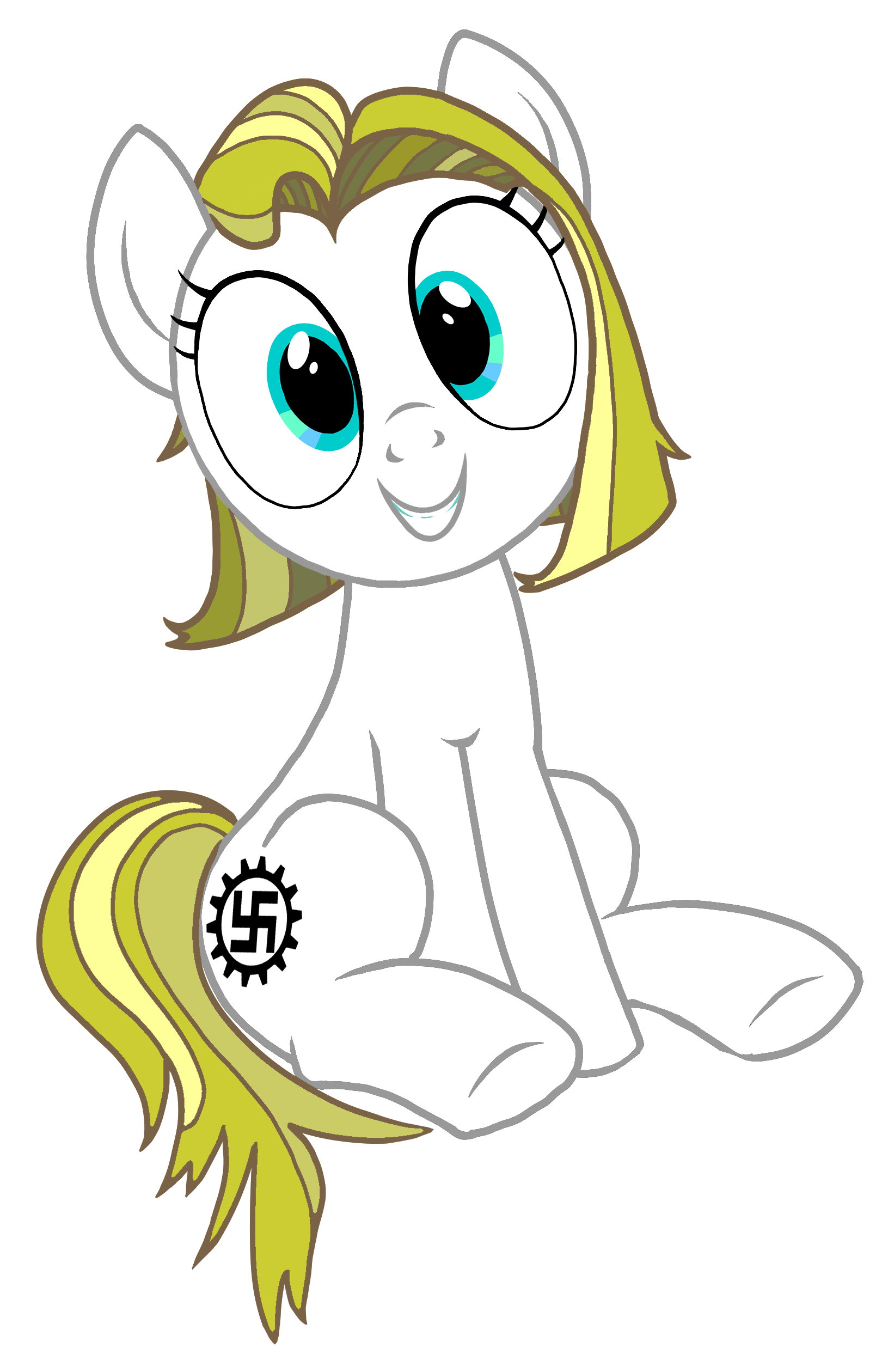 #1570286 - safe, artist:hoofwaffe, oc, oc only, oc:natalie soc, aryan ...