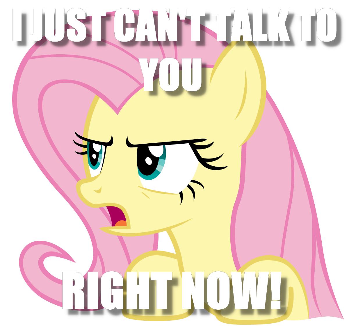 #1587671 - safe, fluttershy, image macro, meme, peeved, reaction image ...