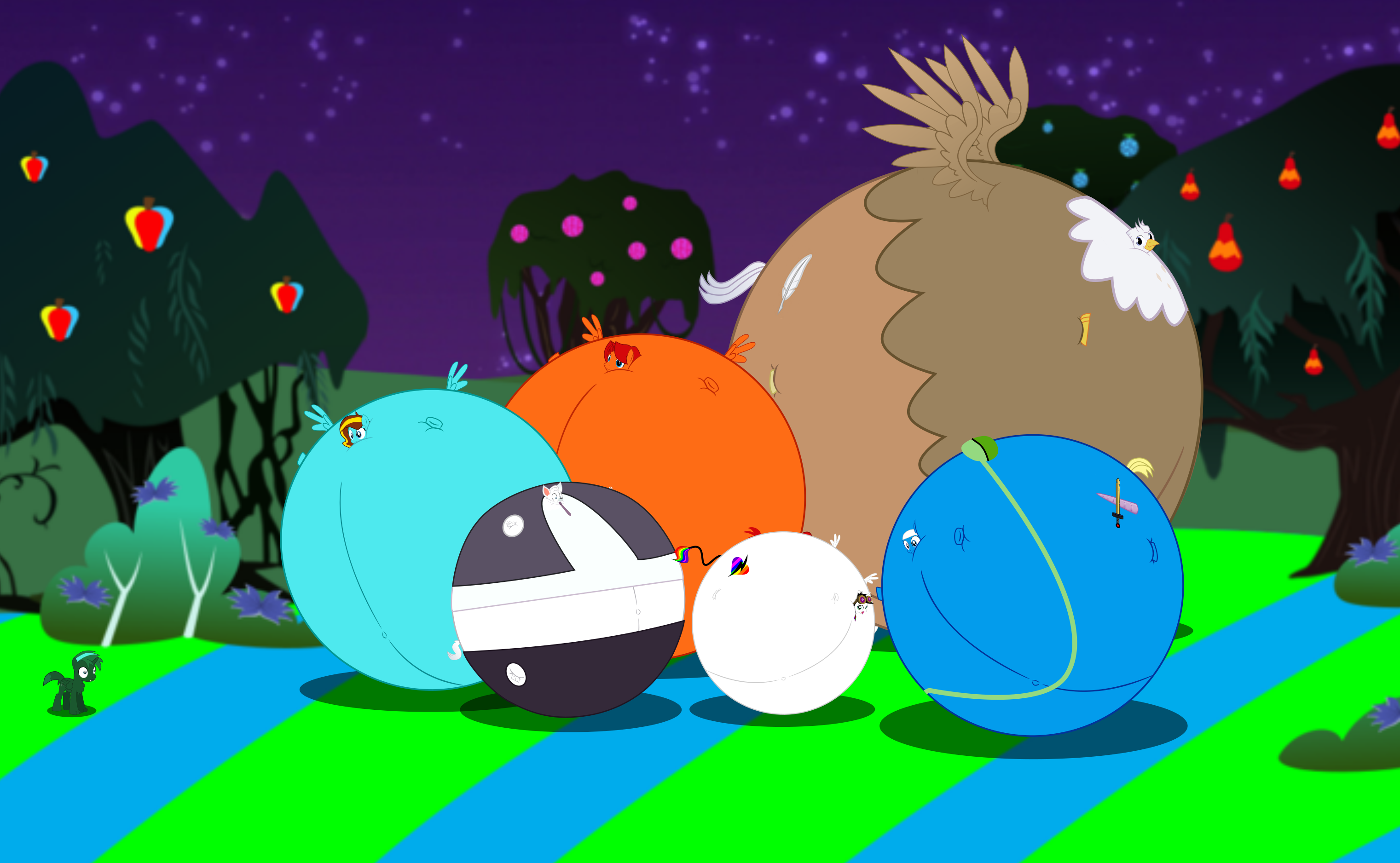 #1596352 - questionable, artist:inflatable-xwell, artist:mlp ...