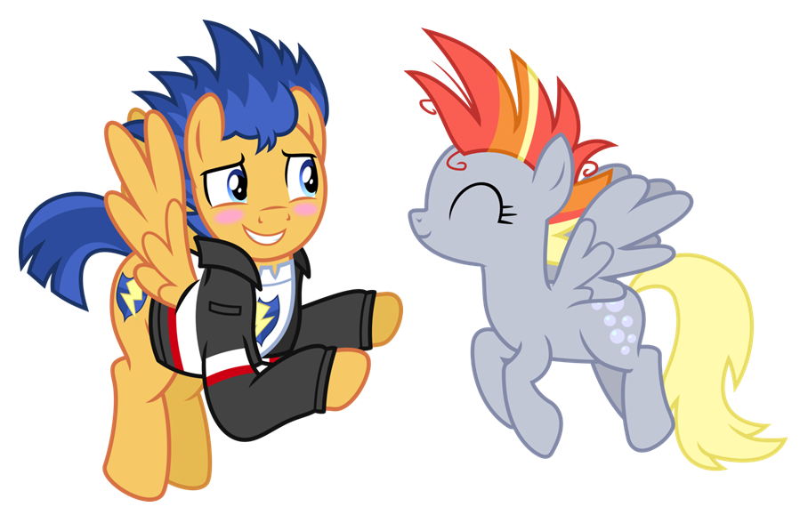 #1614343 - safe, derpy hooves, flash sentry, g4, alternate hairstyle ...