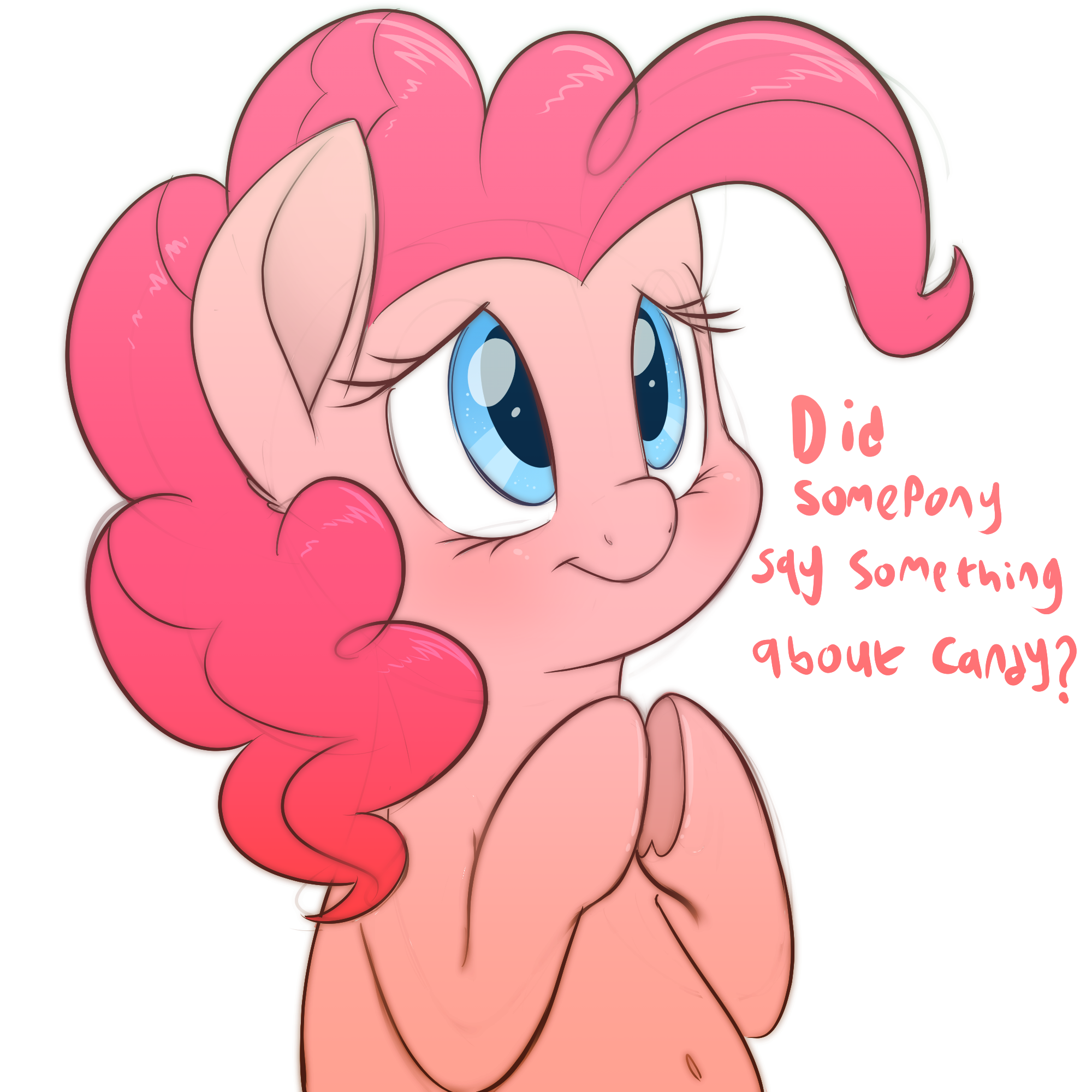#1620061 - safe, artist:fluffyxai, pinkie pie, earth pony, pony, :t ...