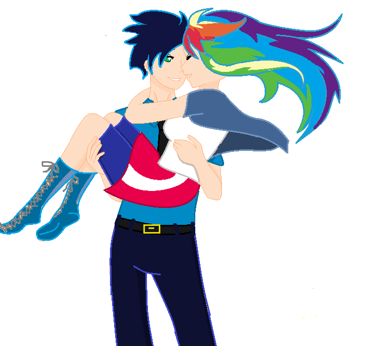 #1600997 - safe, artist:rainbowdashtheloyal, rainbow dash, soarin ...