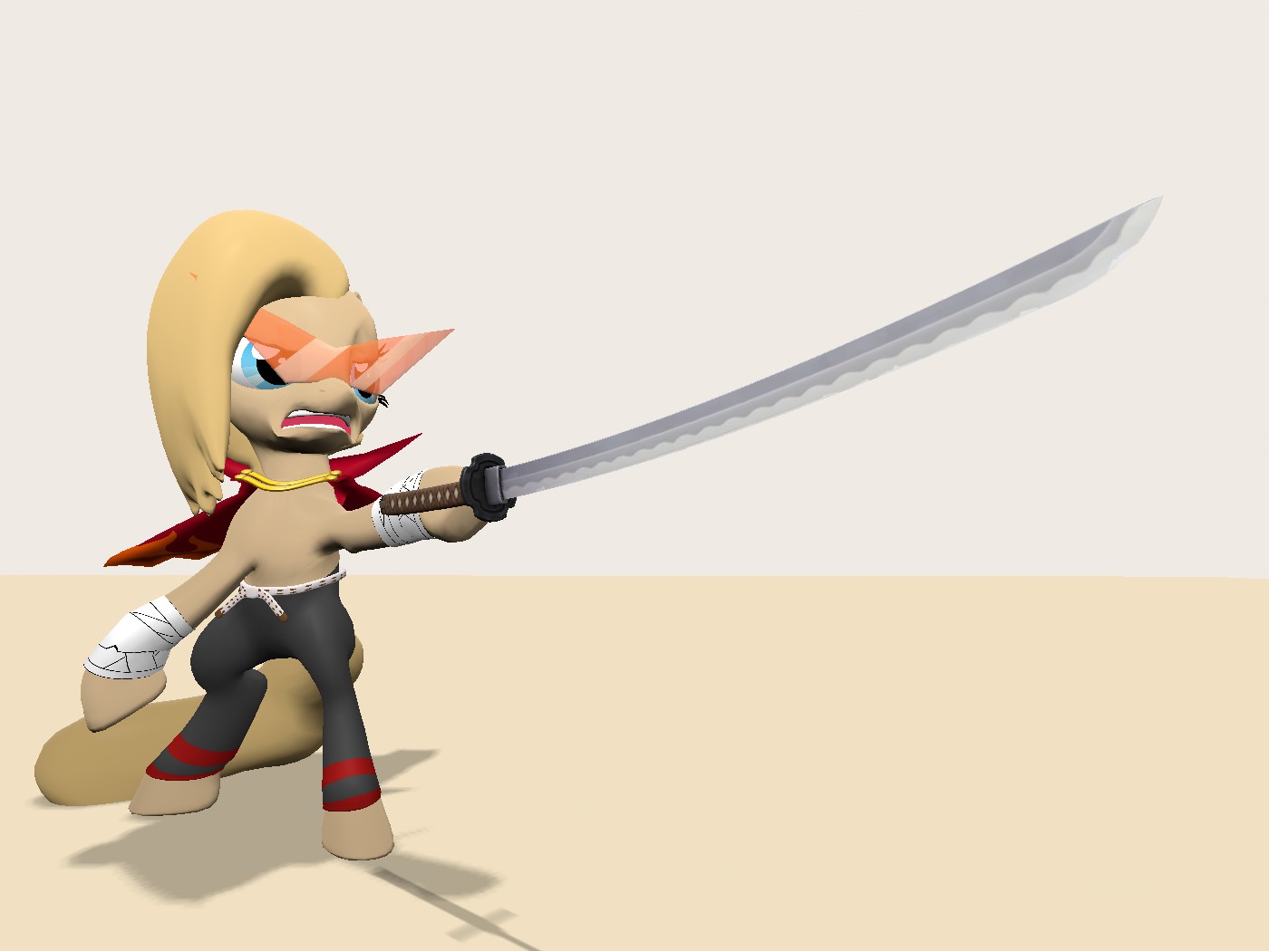 #1364645 - safe, artist:soad24k, oc, oc only, oc:backy, pony, 3d ...