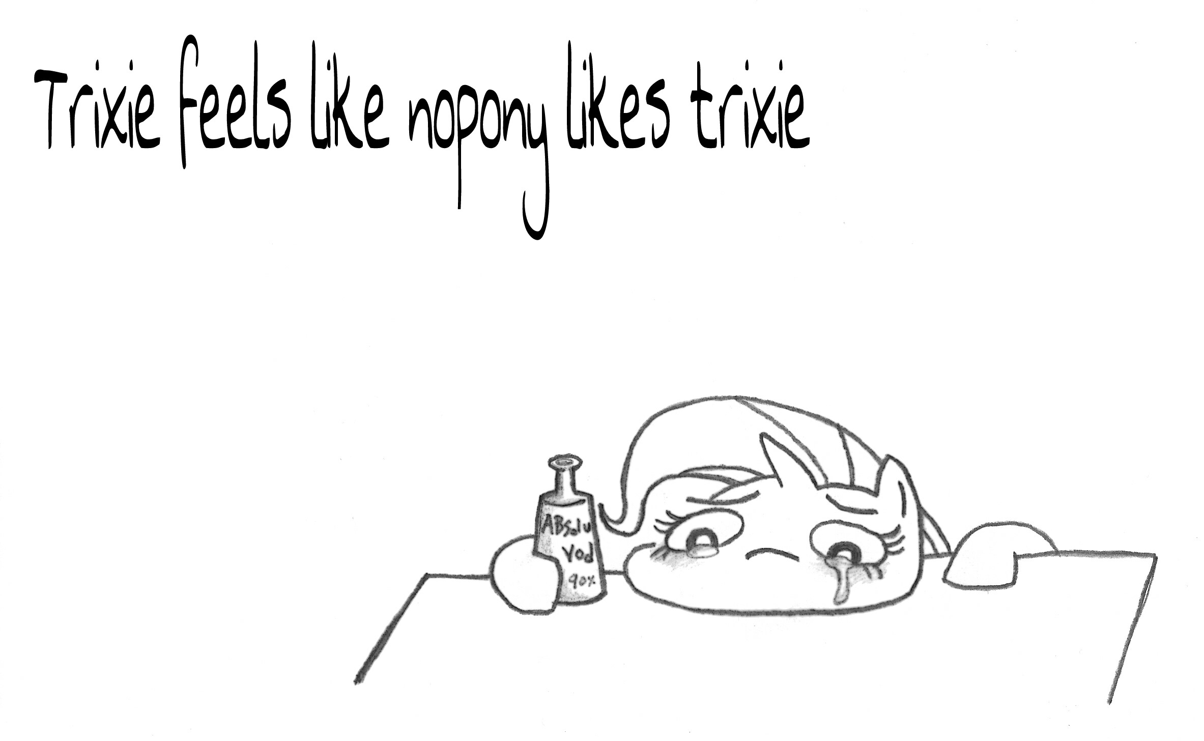 #1355588 - safe, artist:potatobug, derpibooru exclusive, trixie, pony ...