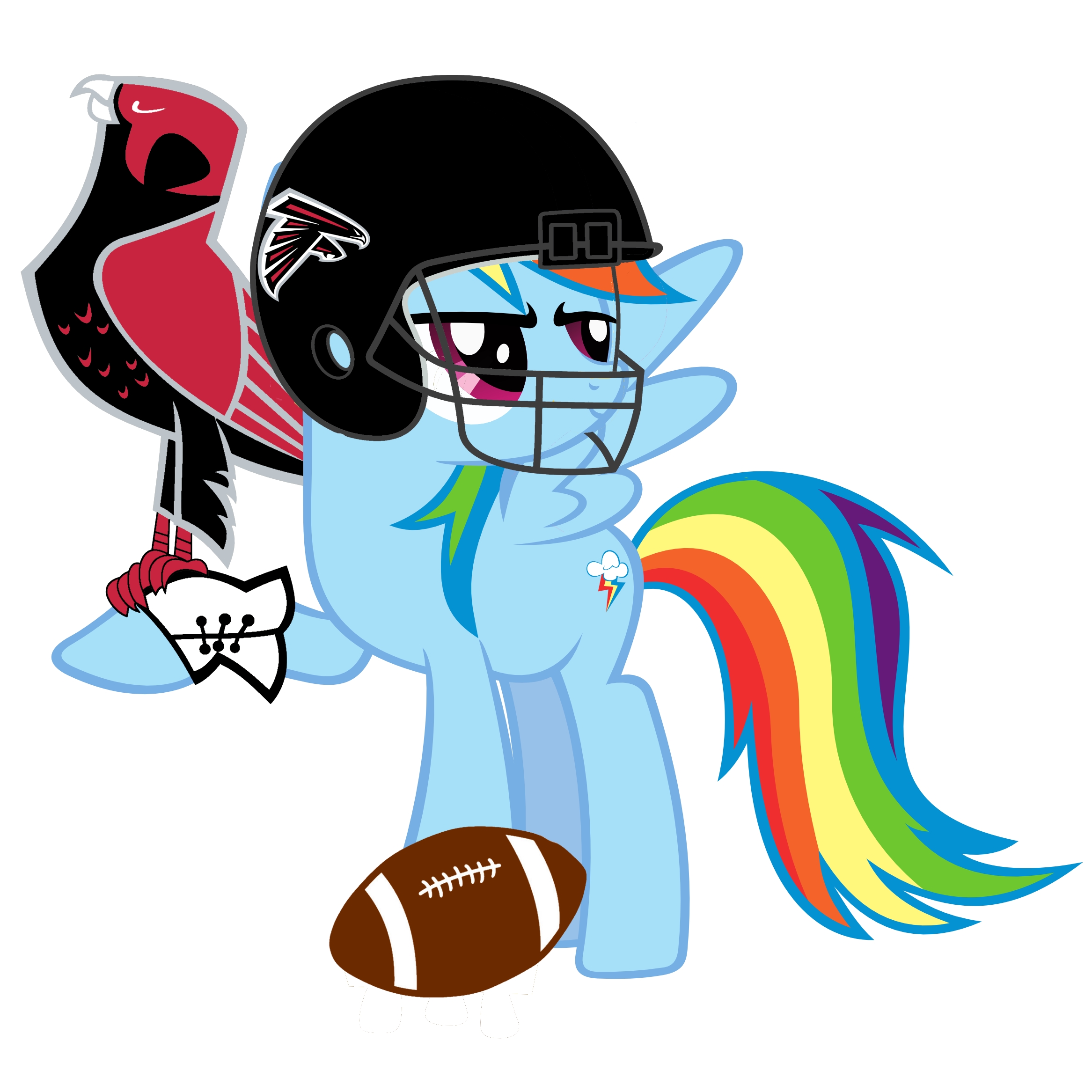 #1356043 - safe, editor:miss connie, rainbow dash, falcon, american ...