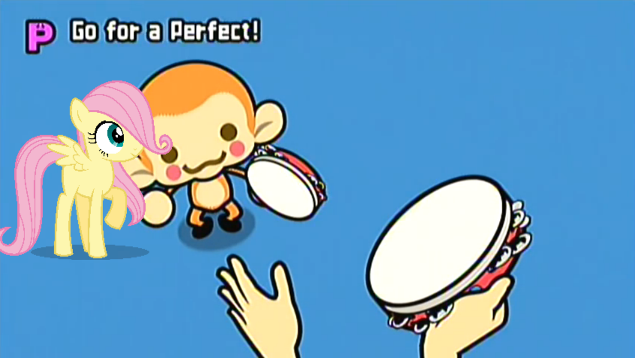 #1385476 - safe, fluttershy, monkey, female, filly, filly fluttershy ...