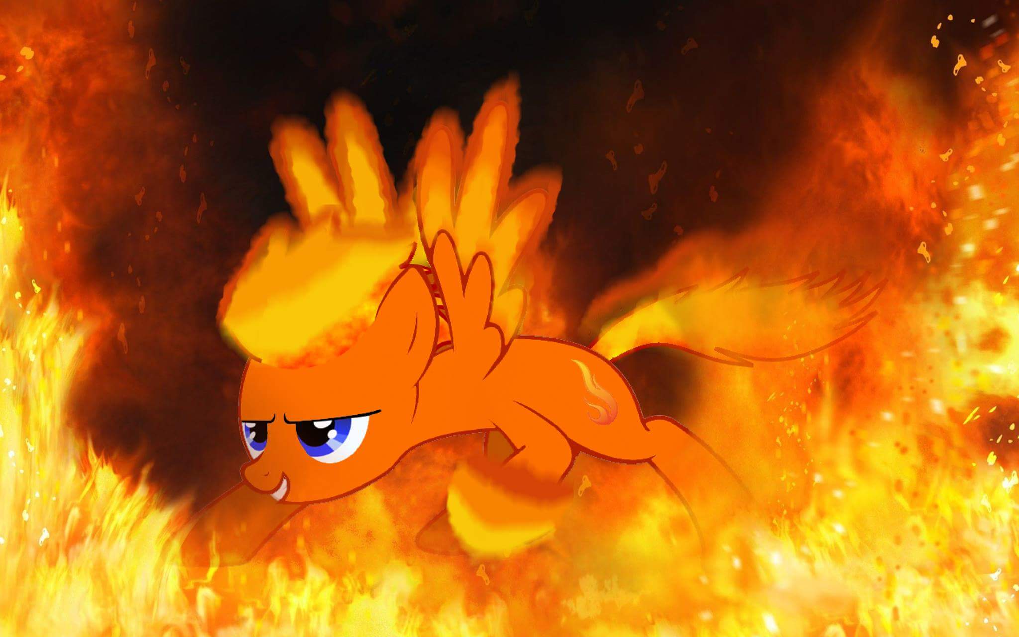 #1379959 - safe, artist:fire flash, oc, oc only, oc:fire flash, fire ...