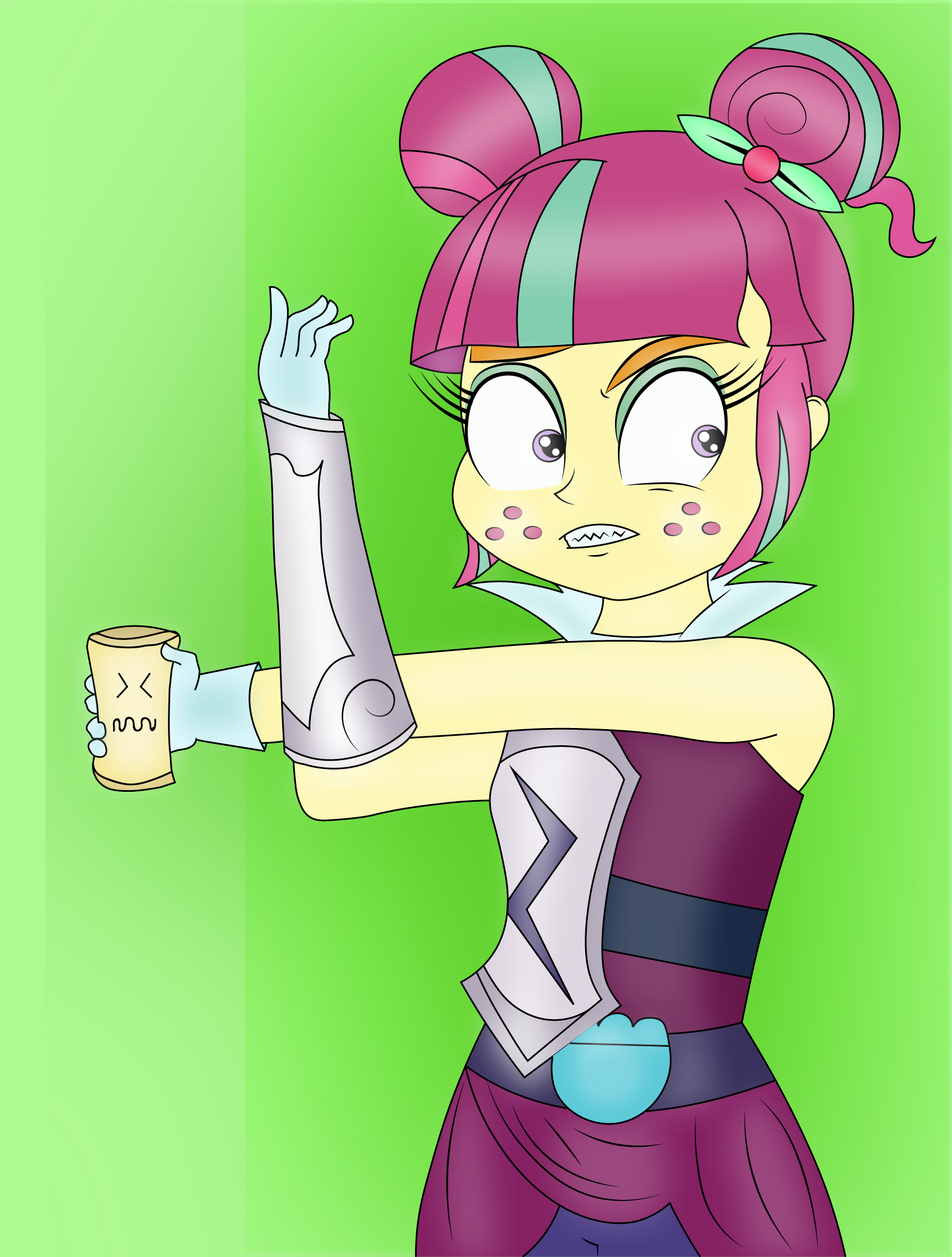 #1380170 - safe, artist:blazingdazzlingdusk, sour sweet, equestria ...