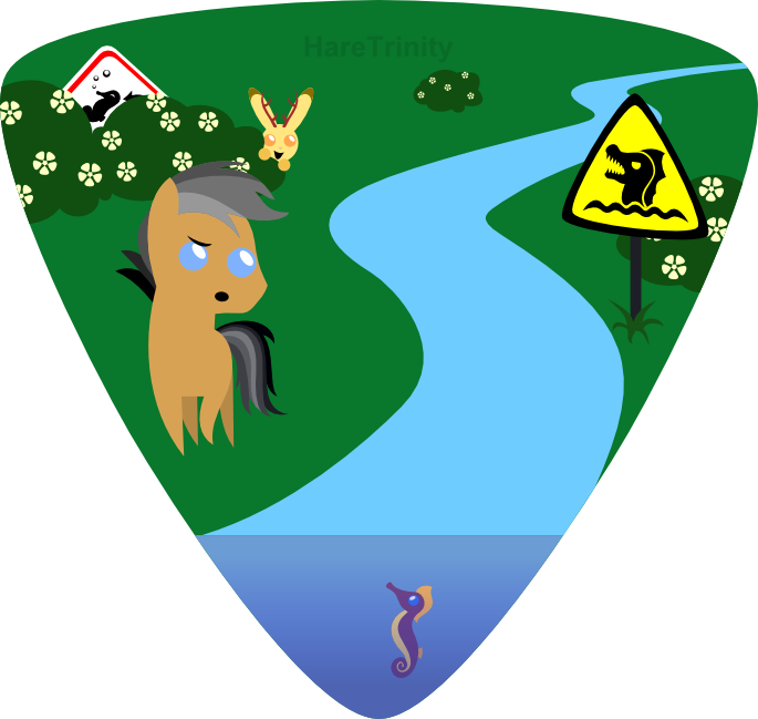 #1423184 - safe, artist:haretrinity, quibble pants, jackalope, pony ...