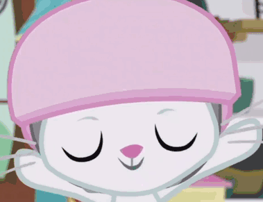 #1425392 - safe, screencap, angel bunny, pony, fluttershy leans in ...