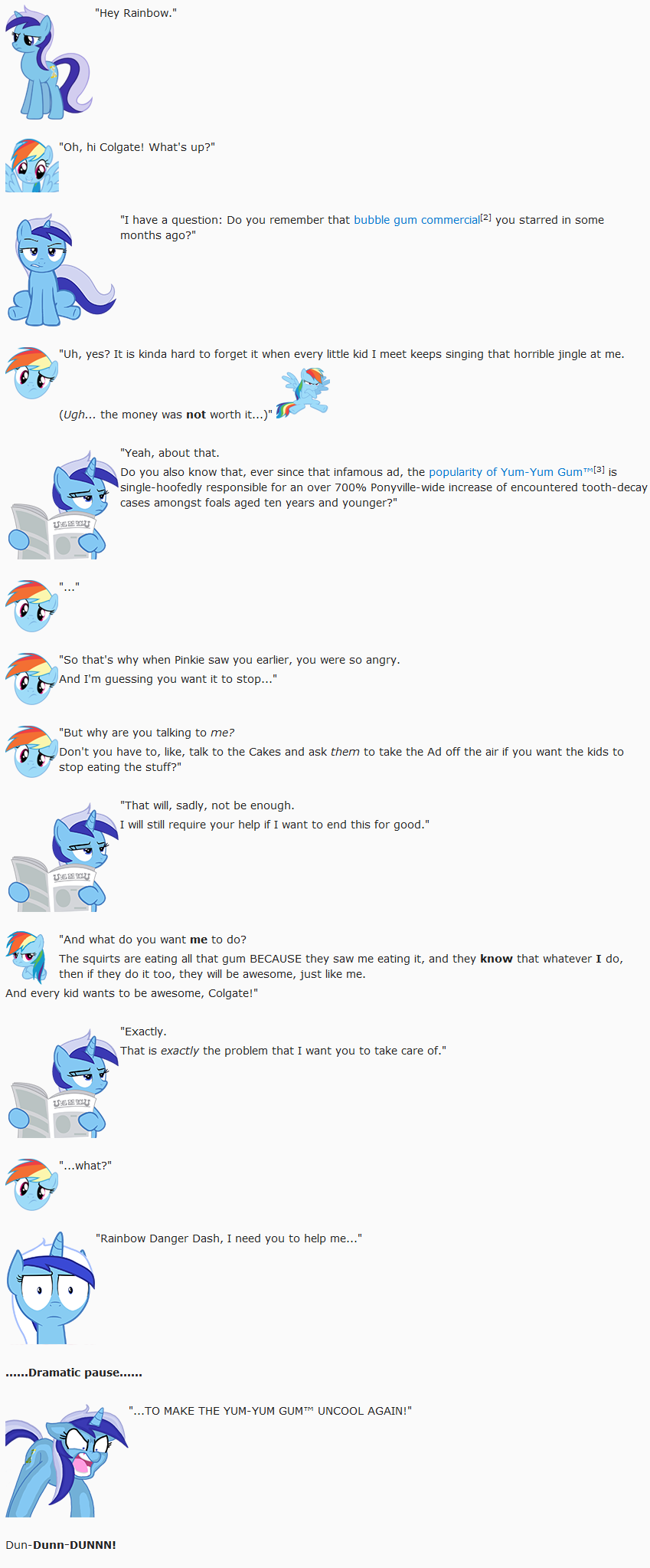 #1426665 - safe, artist:dziadek1990, minuette, rainbow dash ...