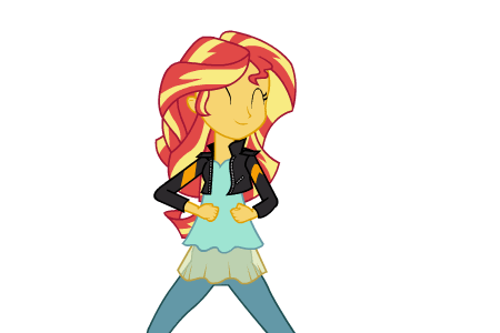 #1436903 - safe, artist:tiredbrony, sunset shimmer, equestria girls ...