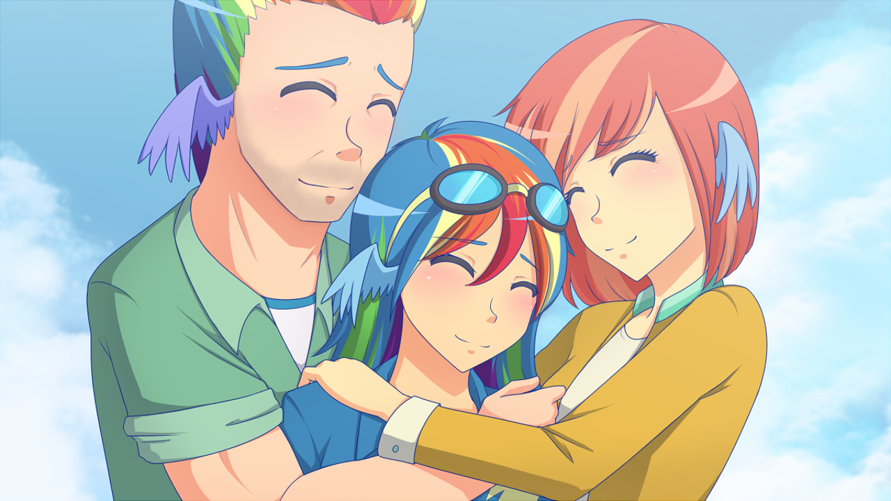 #1441823 - safe, artist:jonfawkes, bow hothoof, rainbow dash, windy ...