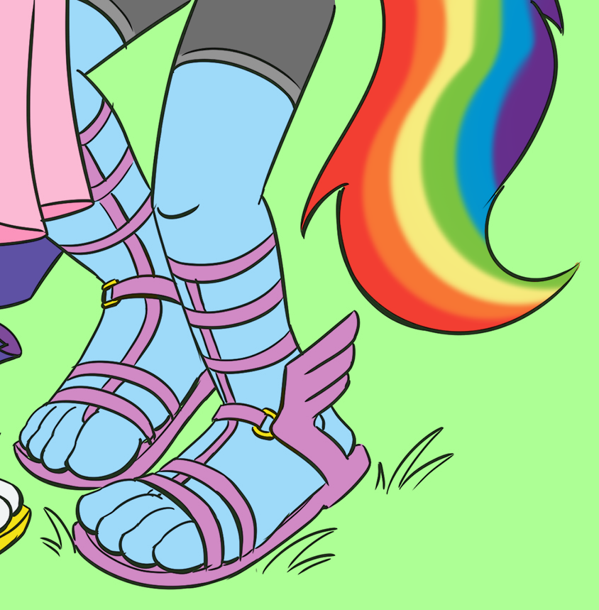 #1449626 - safe, artist:kuroi-wolf, rainbow dash, rarity, anthro ...