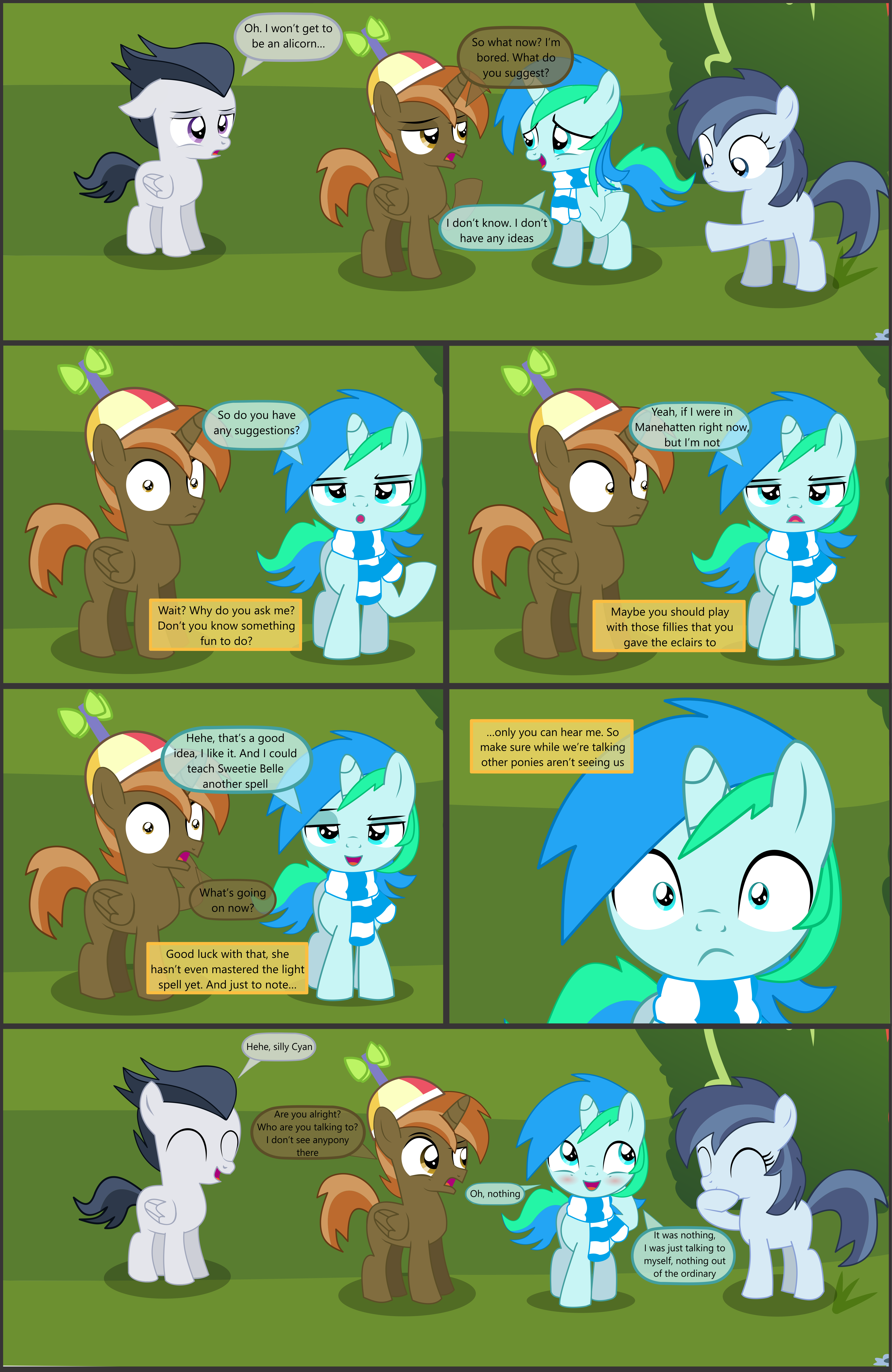 #1451091 - safe, artist:cyanlightning, button mash, rumble, shady daze ...