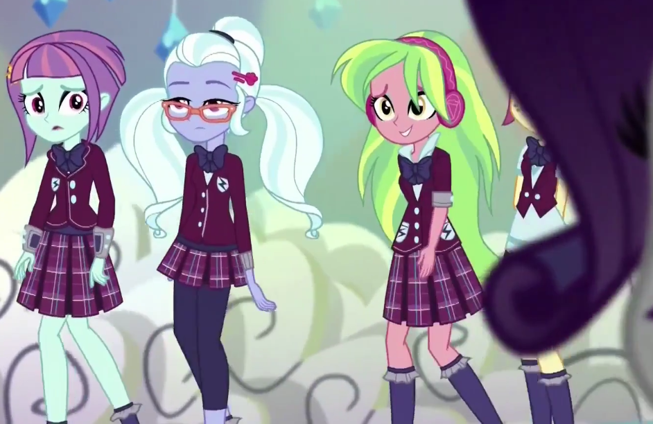 #1461253 - safe, screencap, lemon zest, rarity, sour sweet, sugarcoat ...