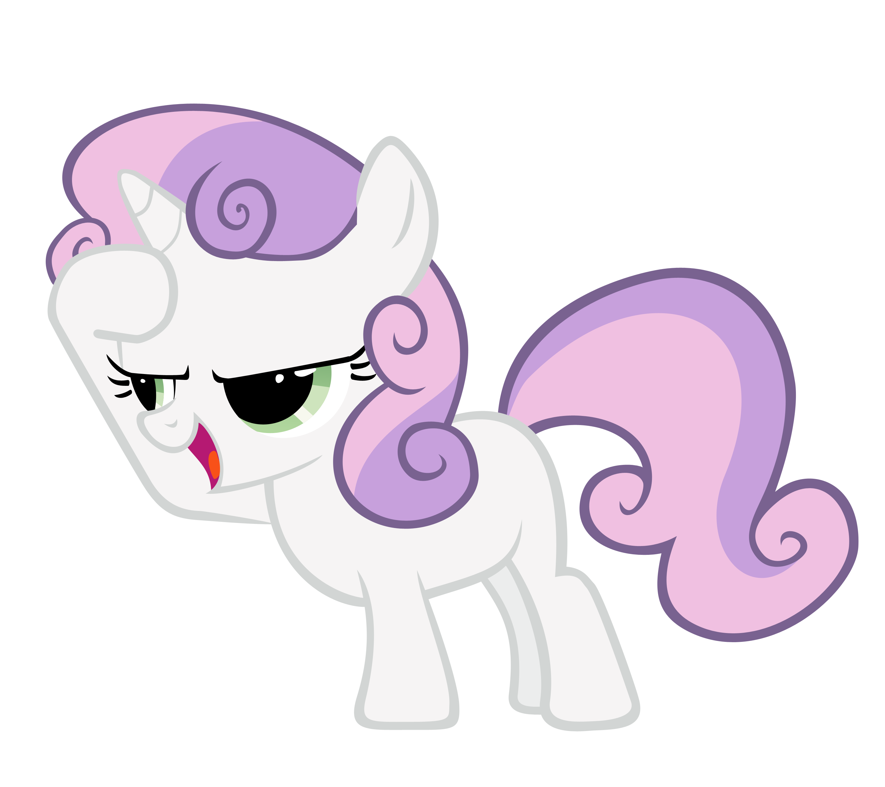 #1464661 - safe, artist:nyax, sweetie belle, pony, stare master, female ...