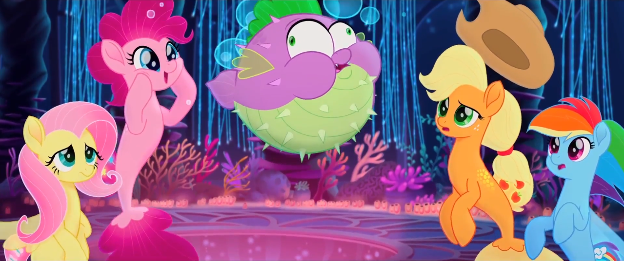 #1473912 - safe, screencap, applejack, fluttershy, rainbow dash, spike ...