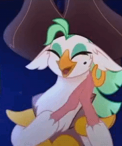 #1474467 - safe, edit, screencap, captain celaeno, parrot, anthro, my ...