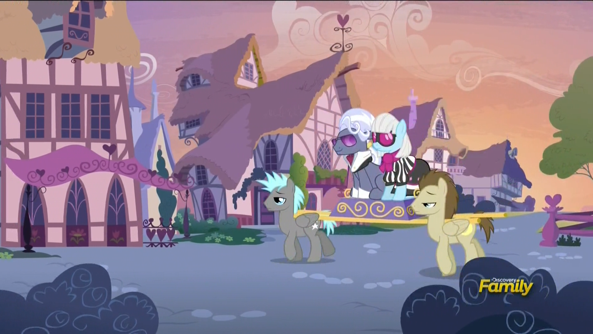 #1453496 - safe, screencap, crescent pony, hoity toity, mane moon ...