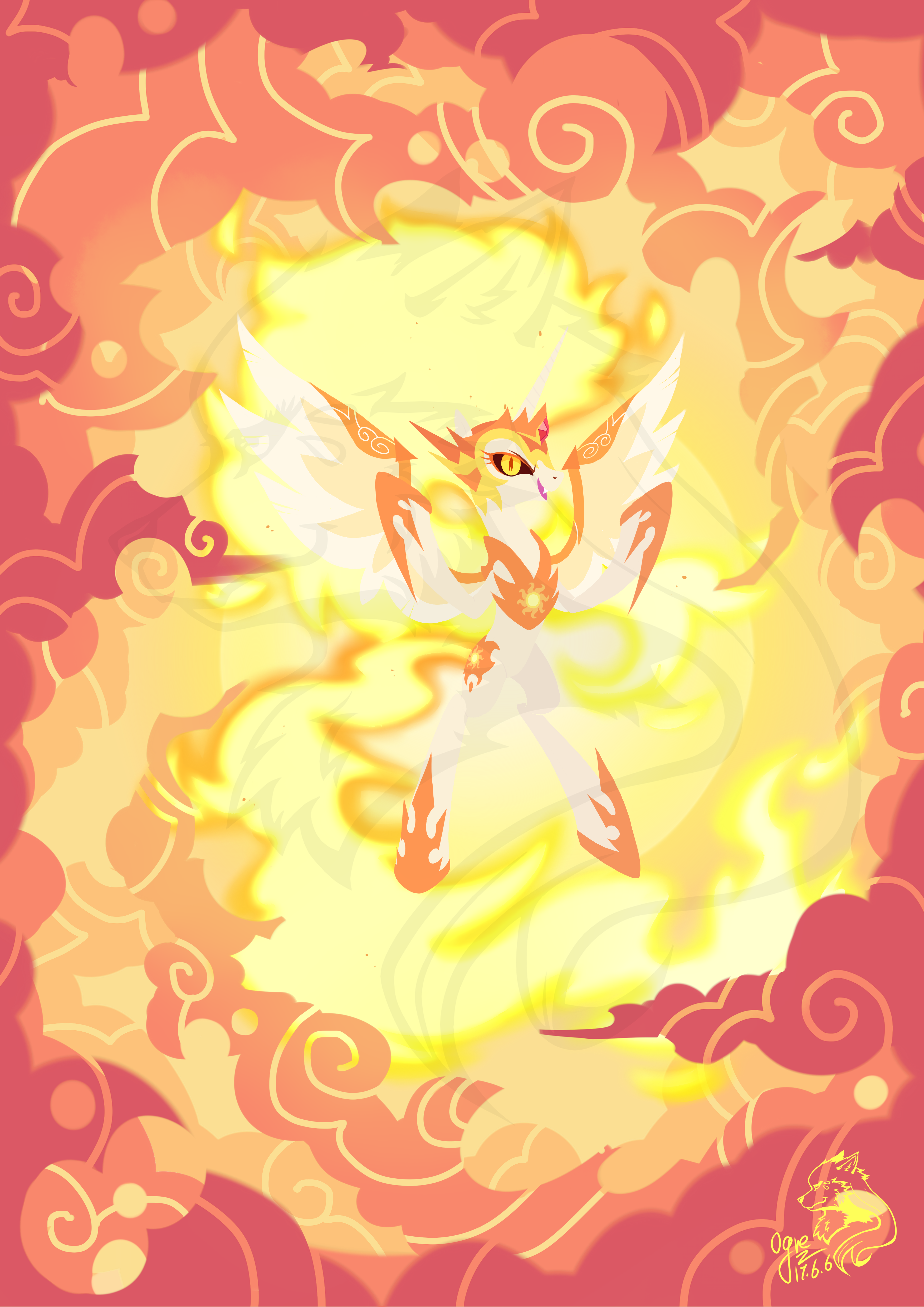 #1455317 - safe, artist:ogre, daybreaker, alicorn, pony, a royal ...