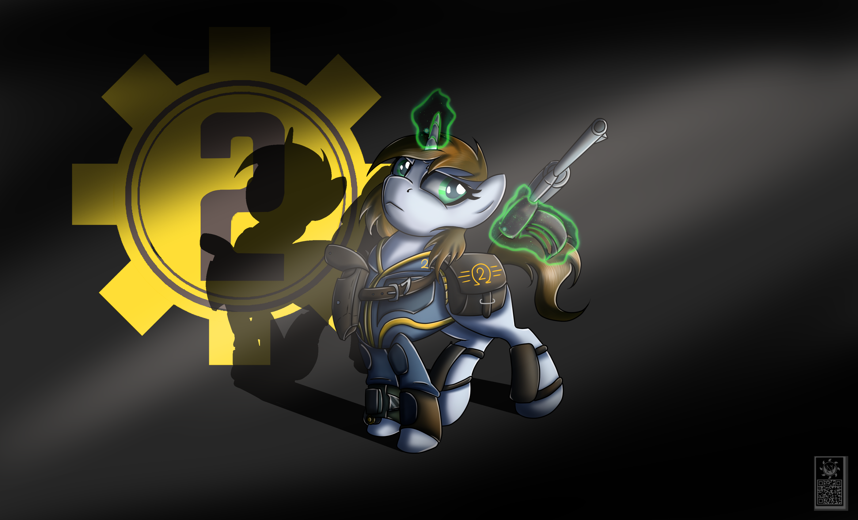 #1455638 - safe, artist:elmutanto, oc, oc only, oc:littlepip, pony ...