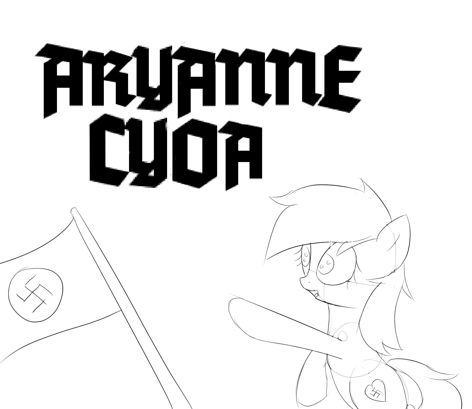 #1487469 - safe, artist:otherdrawfag, oc, oc only, oc:aryanne, earth ...