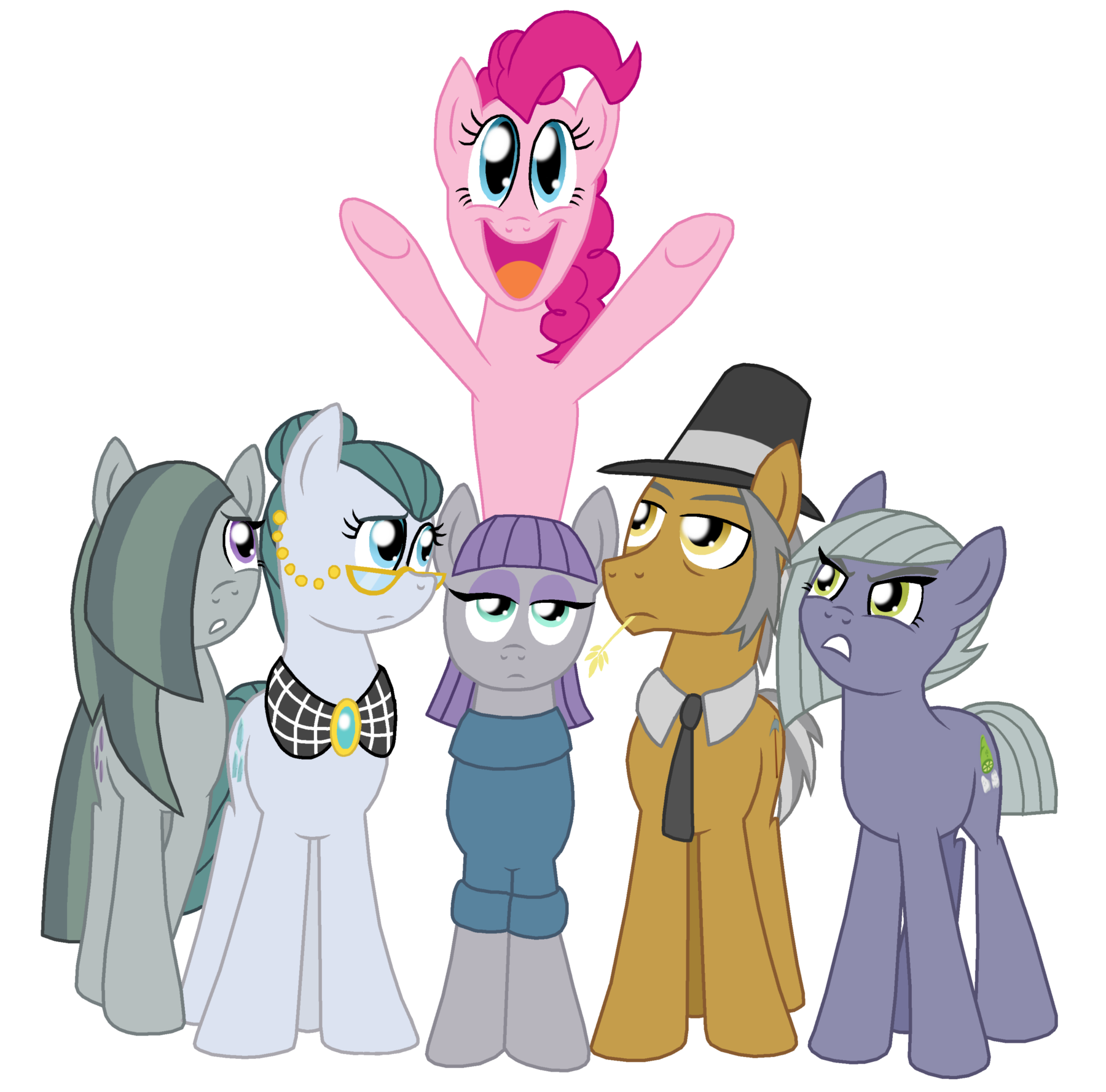 #1496912 - artist:crazynutbob, cloudy quartz, family, igneous rock pie ...
