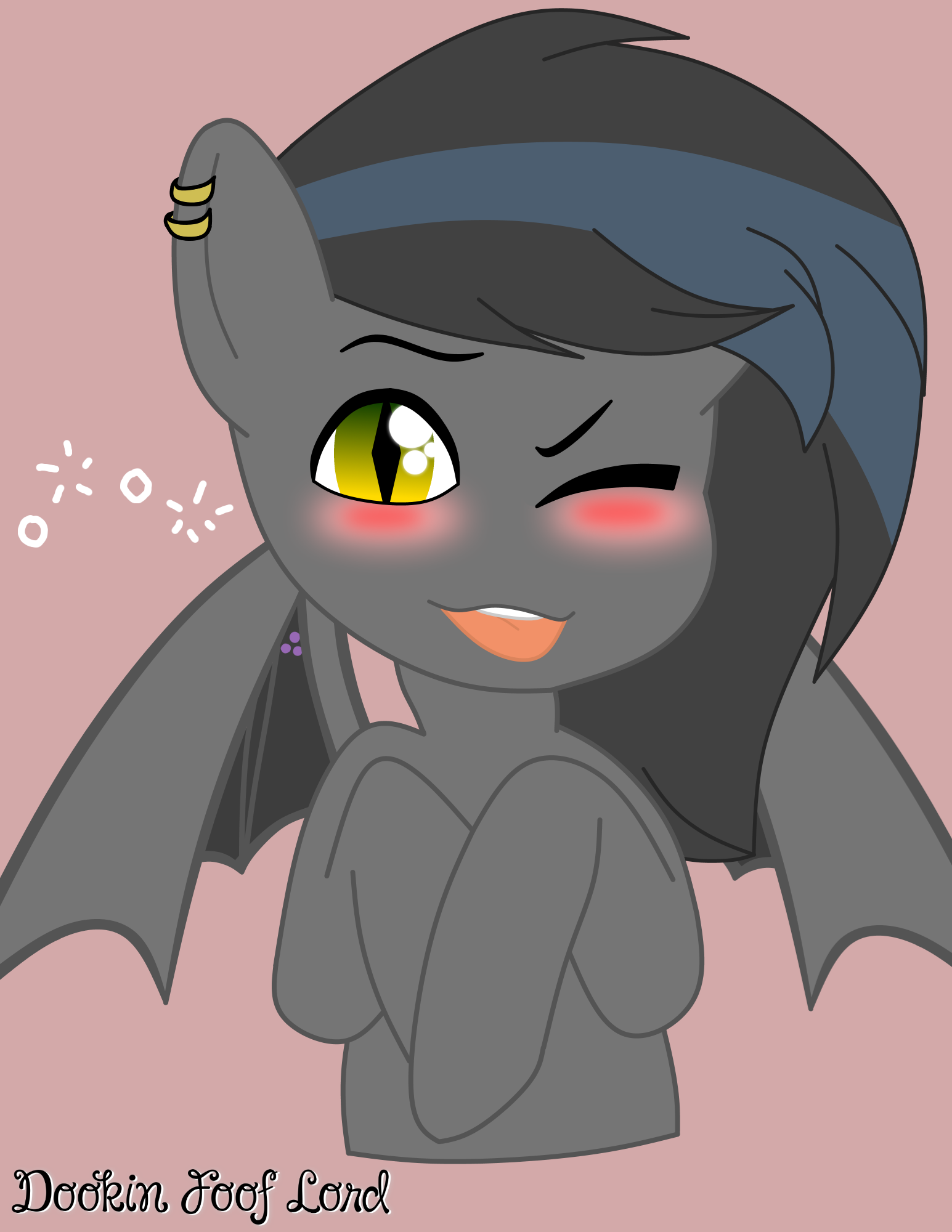 #1510019 - source needed, useless source url, safe, artist:dookin, oc, oc only, bat pony, pony ...