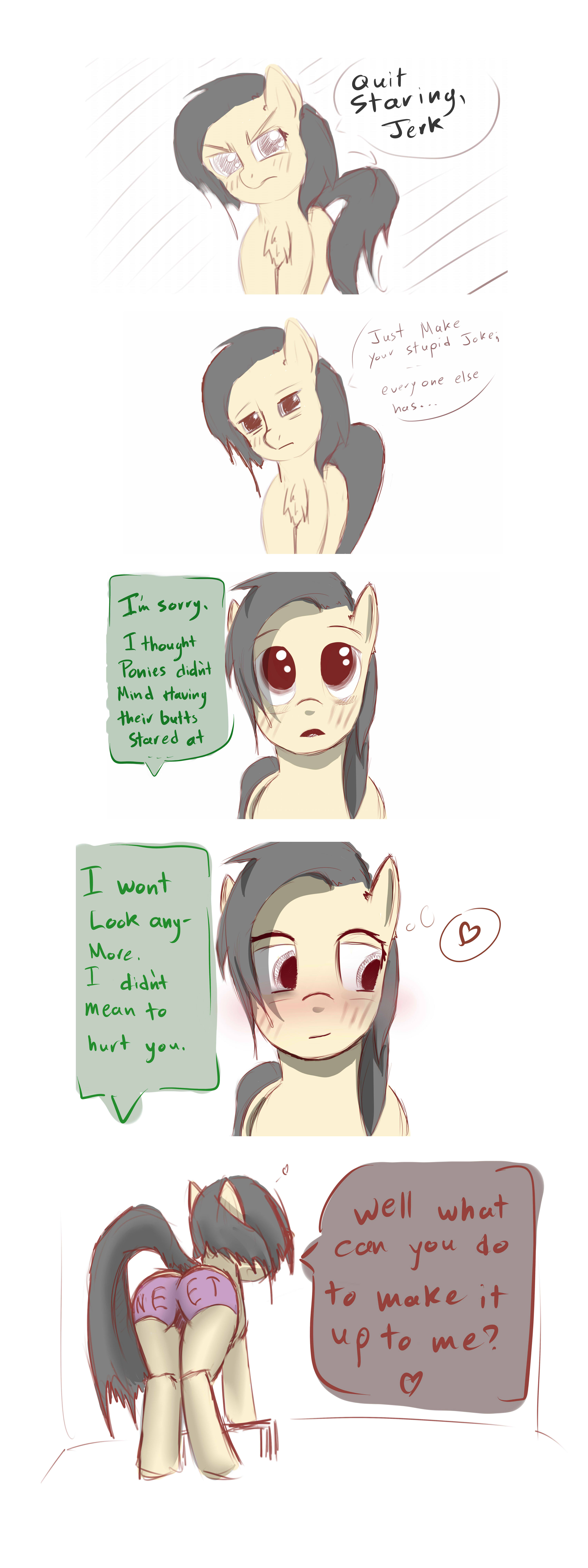 #1513610 - suggestive, artist:cinderfall, oc, oc only, oc:floor bored ...