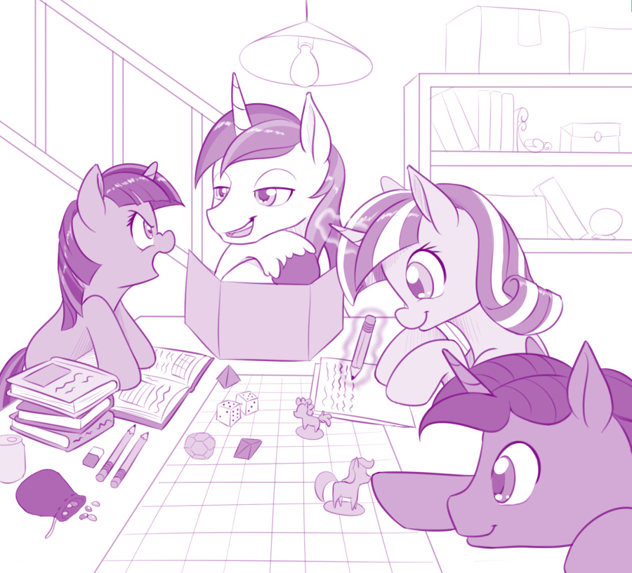 #1515205 - safe, artist:dstears, night light, shining armor, twilight ...