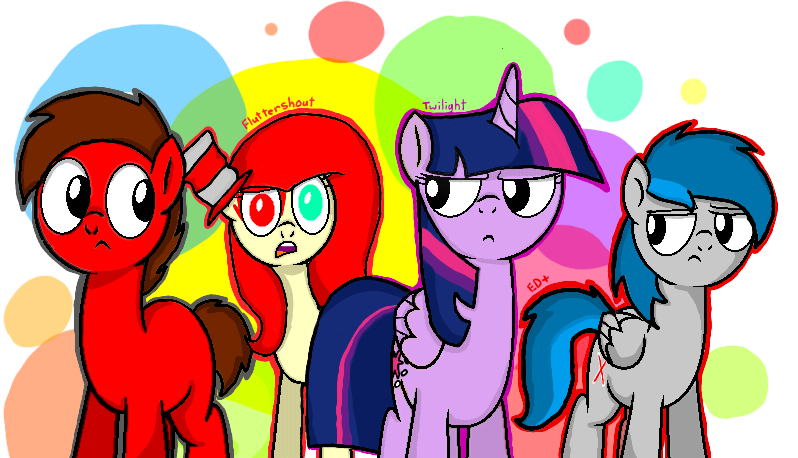 #1518136 - safe, artist:dsfranch, twilight sparkle, oc, oc:ed+, oc ...