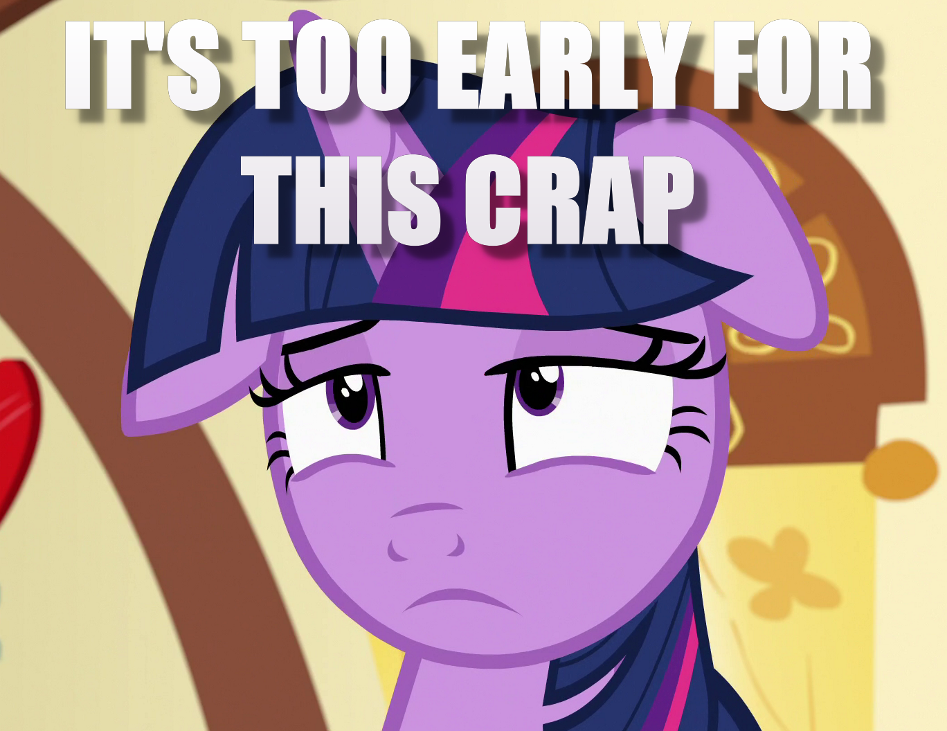 #1519796 - safe, twilight sparkle, pony, annoyed, female, floppy ears ...