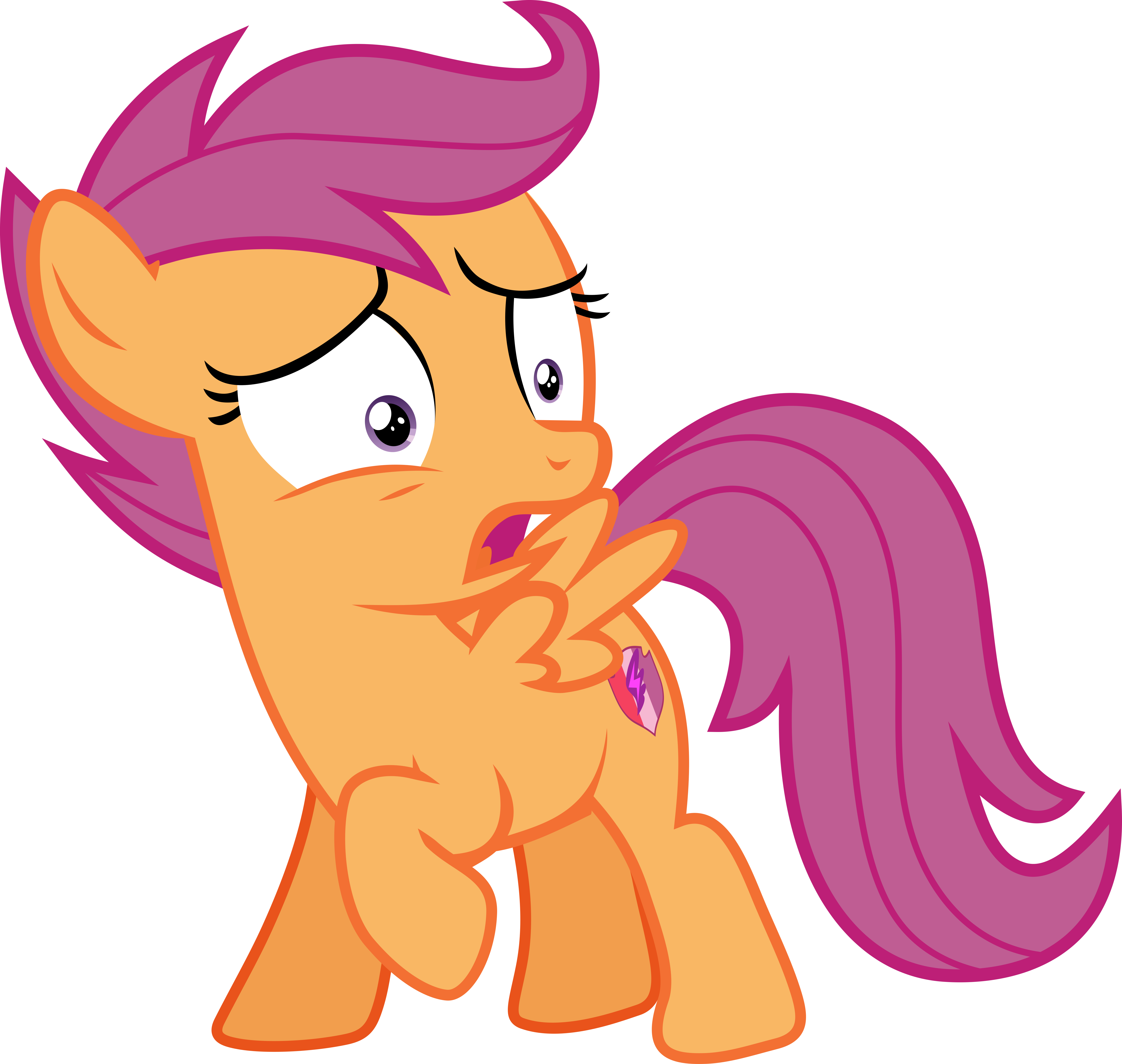 #1522070 - safe, artist:frownfactory, scootaloo, pegasus, pony ...